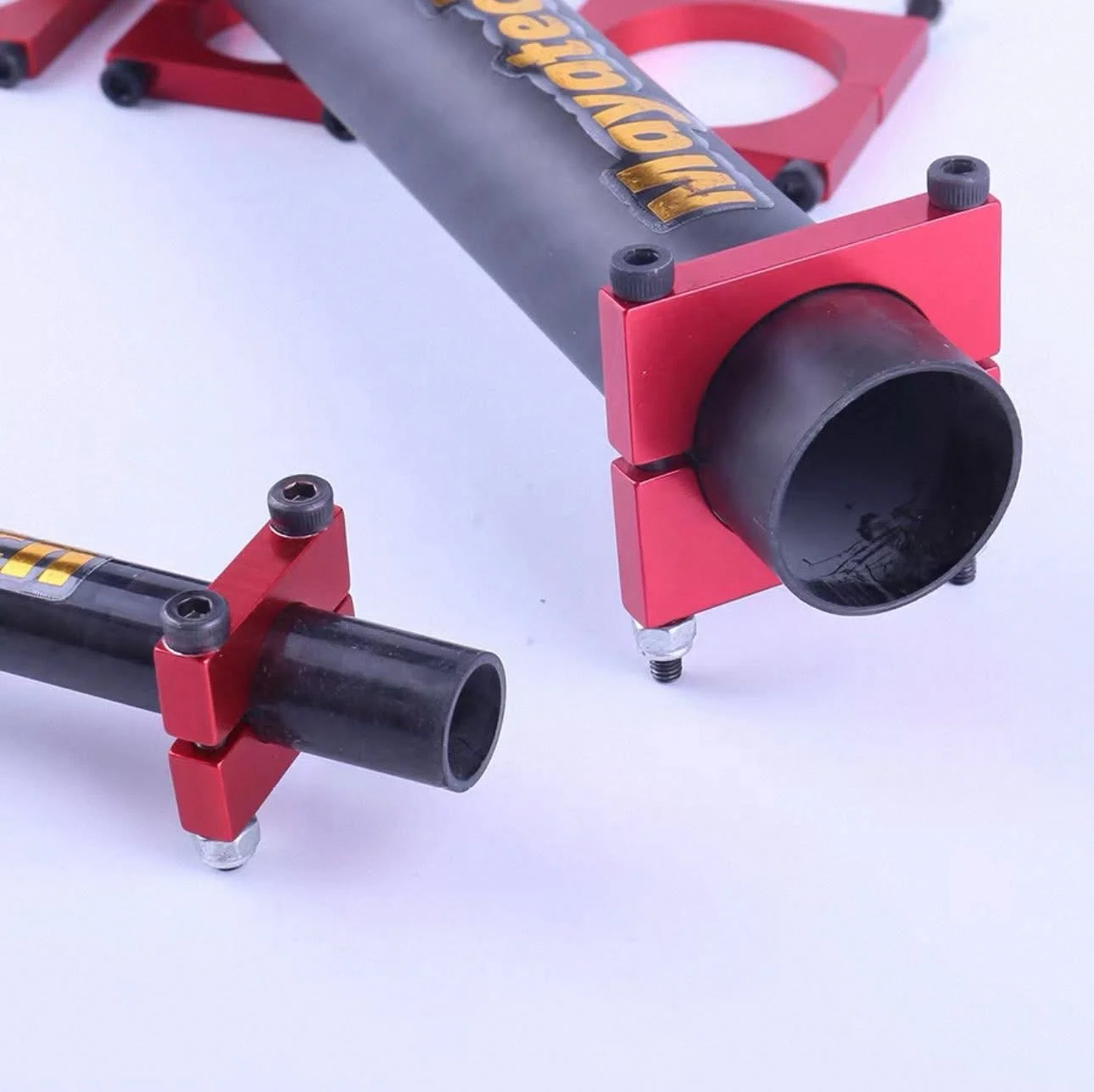Product Detail - Aluminum Carbon Fiber Tube Connector 16mm 20mm Black